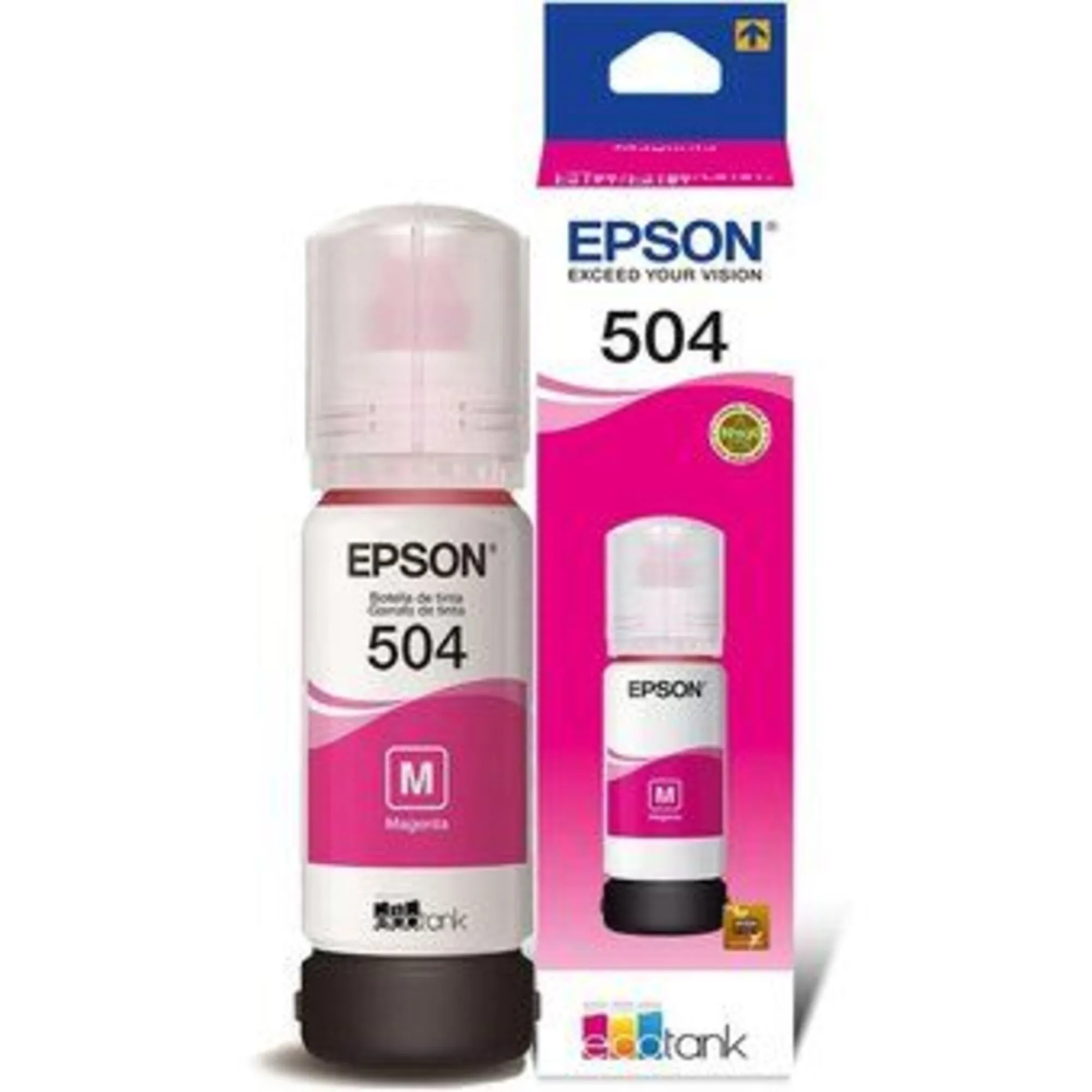 Tinta Magenta Epson 504 Original Color Intenso Compatibilidad Total